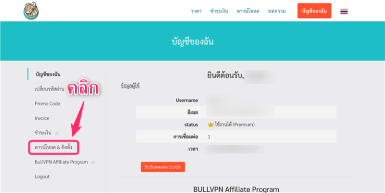 【Windows】BullVPN วิธีการตั้งค่าและวิธีการใช้งานบน Windows - VPN ดีๆ
